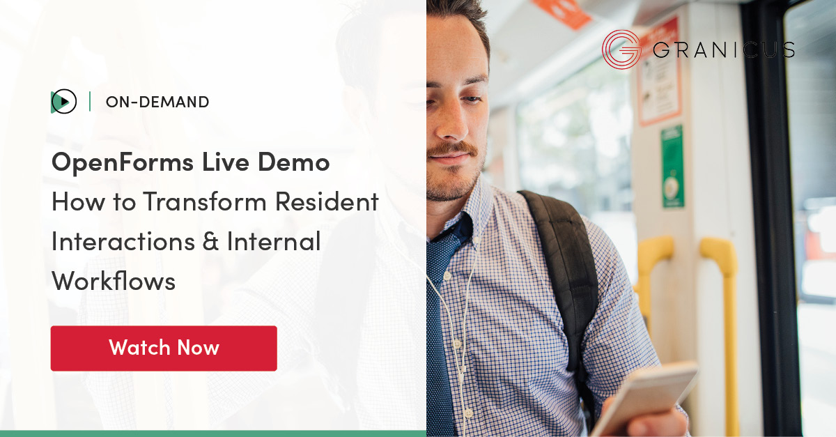 OpenForms Live Demo | Webinar | Granicus Australia